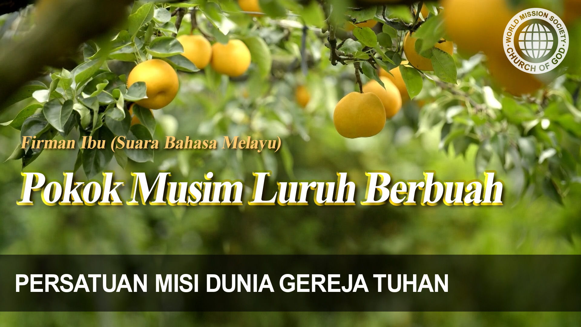 WATV Media Cast - Persatuan Misi Dunia Gereja Tuhan